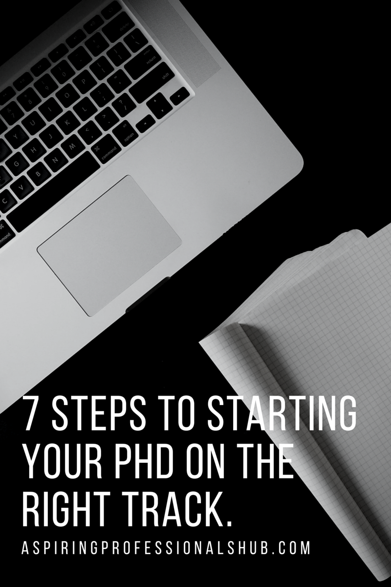 #PhDChat – 7 steps to starting your PhD on the right track. – The ...