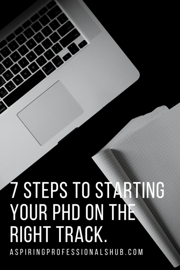 #PhDChat – 7 steps to starting your PhD on the right track. – The ...